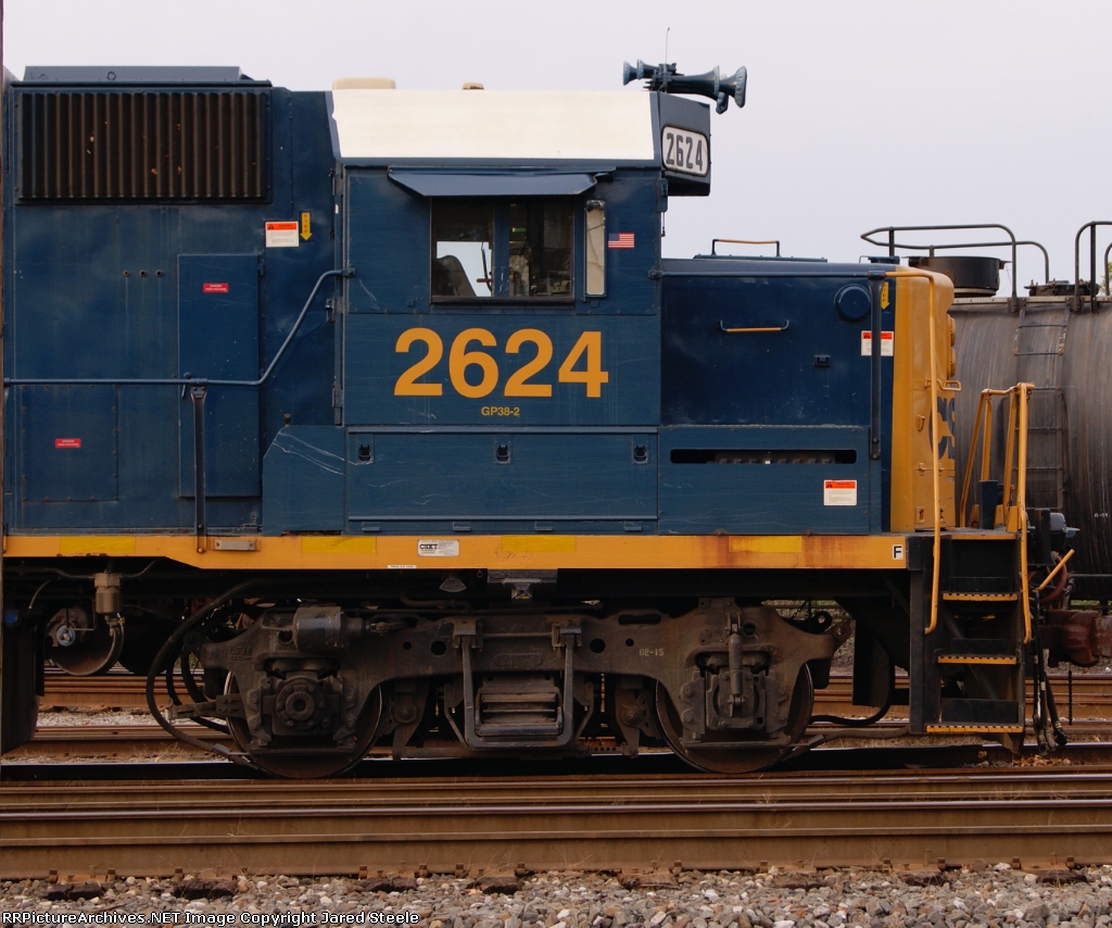 CSX 2624 Cab Shot